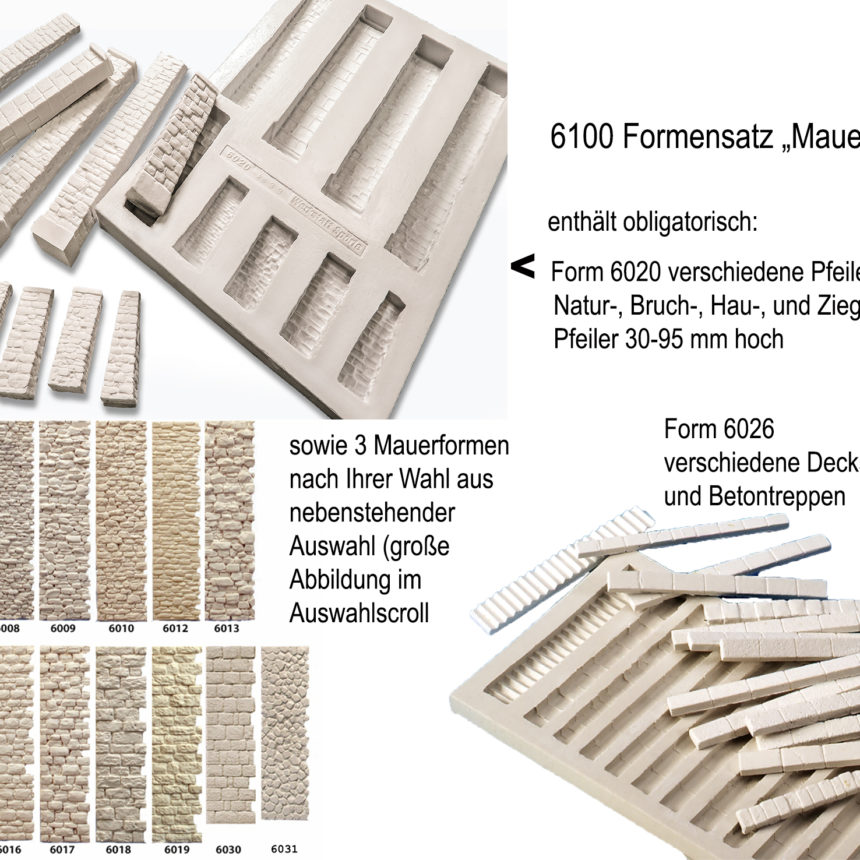 Mauern und Pfeiler - Spörle Formen